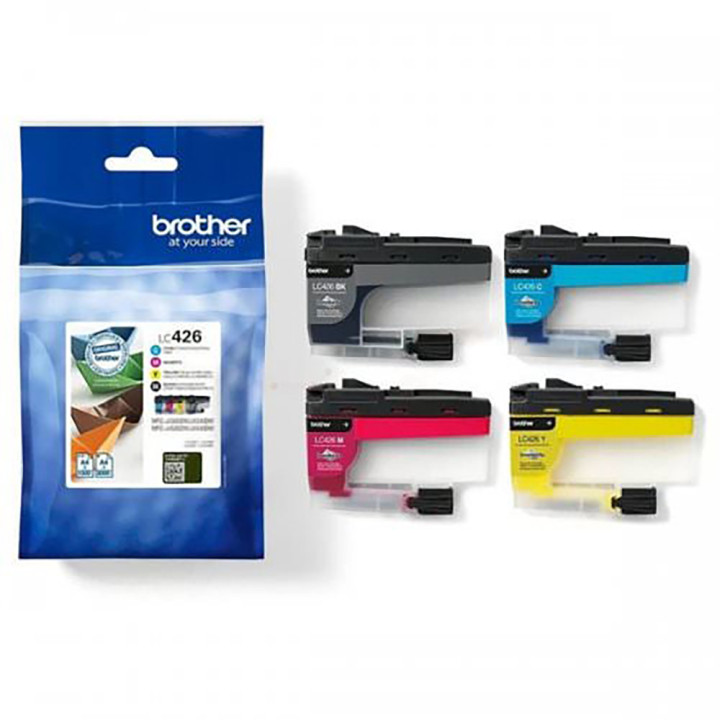 Pack de 4 cartouches d'encre Brother 426 Noir et couleurs
